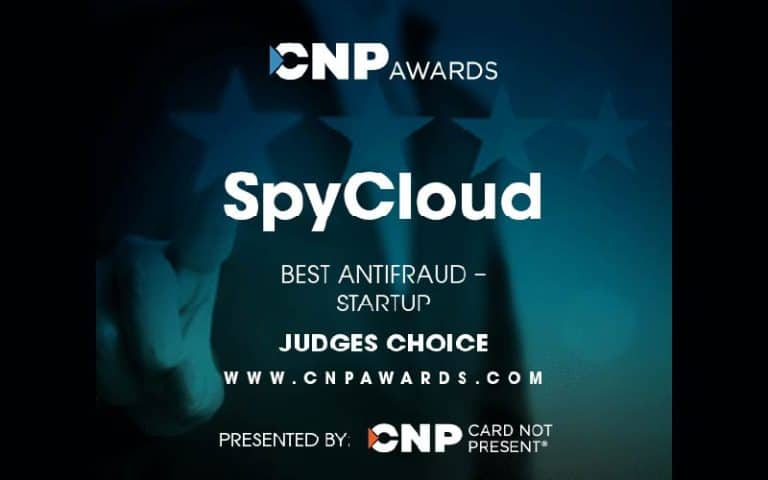 SpyCloud Wins CNP’s 2022 Best Anti-Fraud Solution, Startup - SpyCloud