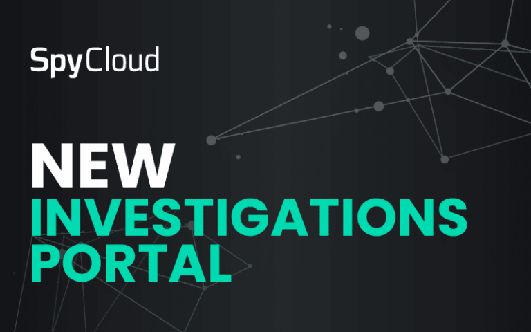 The New SpyCloud Cybercrime Investigations Portal