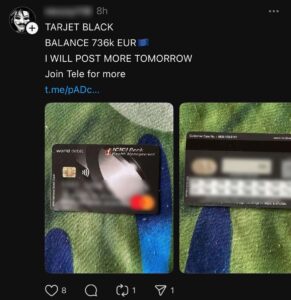 Credit Card Data on Threads: Risk Insights for Fraud Team